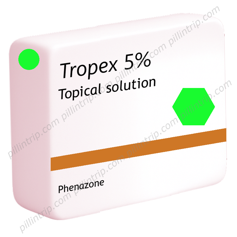 Tropex 5% : Usos, Efectos Secundarios, Interacciones, Dosis / Pillintrip